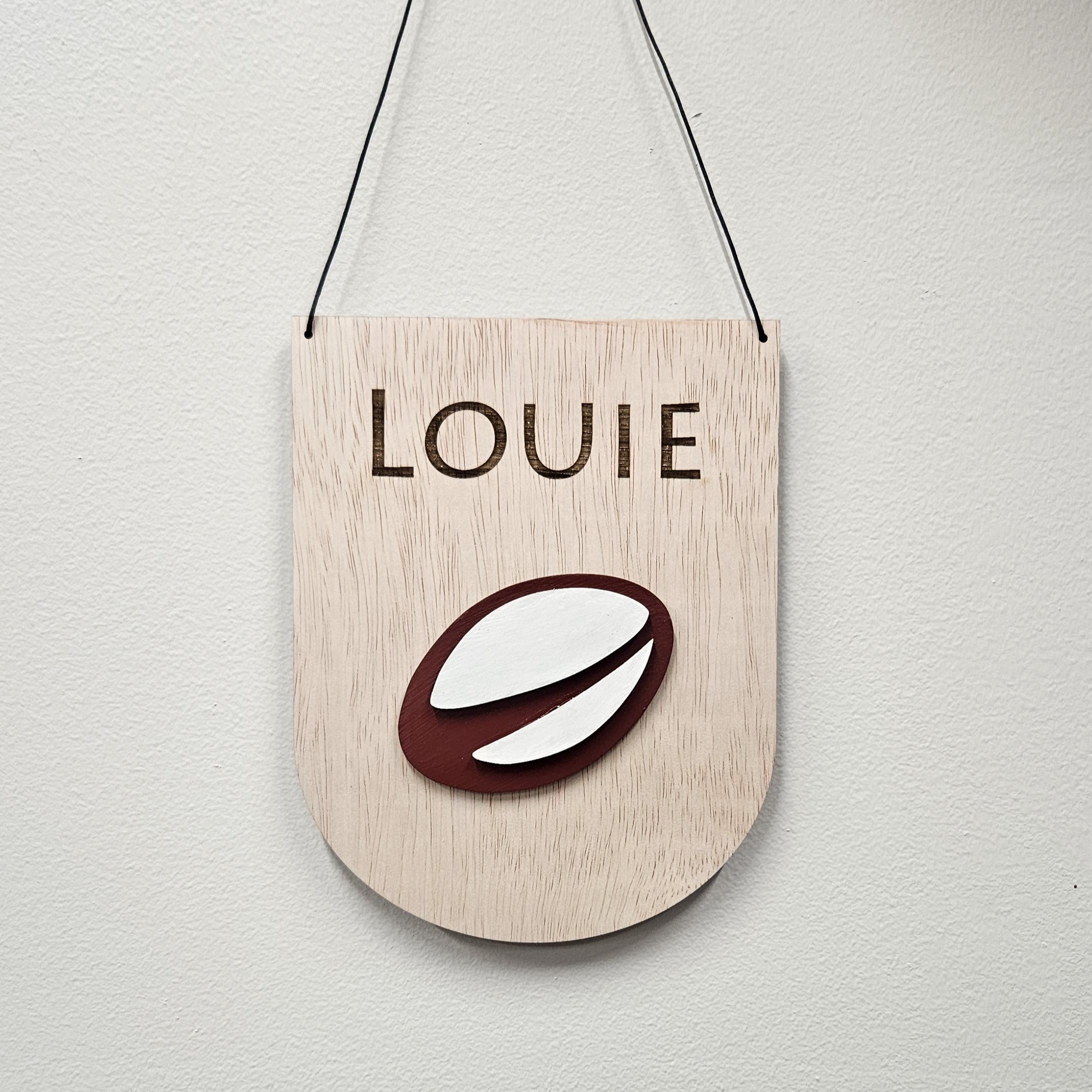 Football Personalised Name Sign – For Future Legends – knobbly.