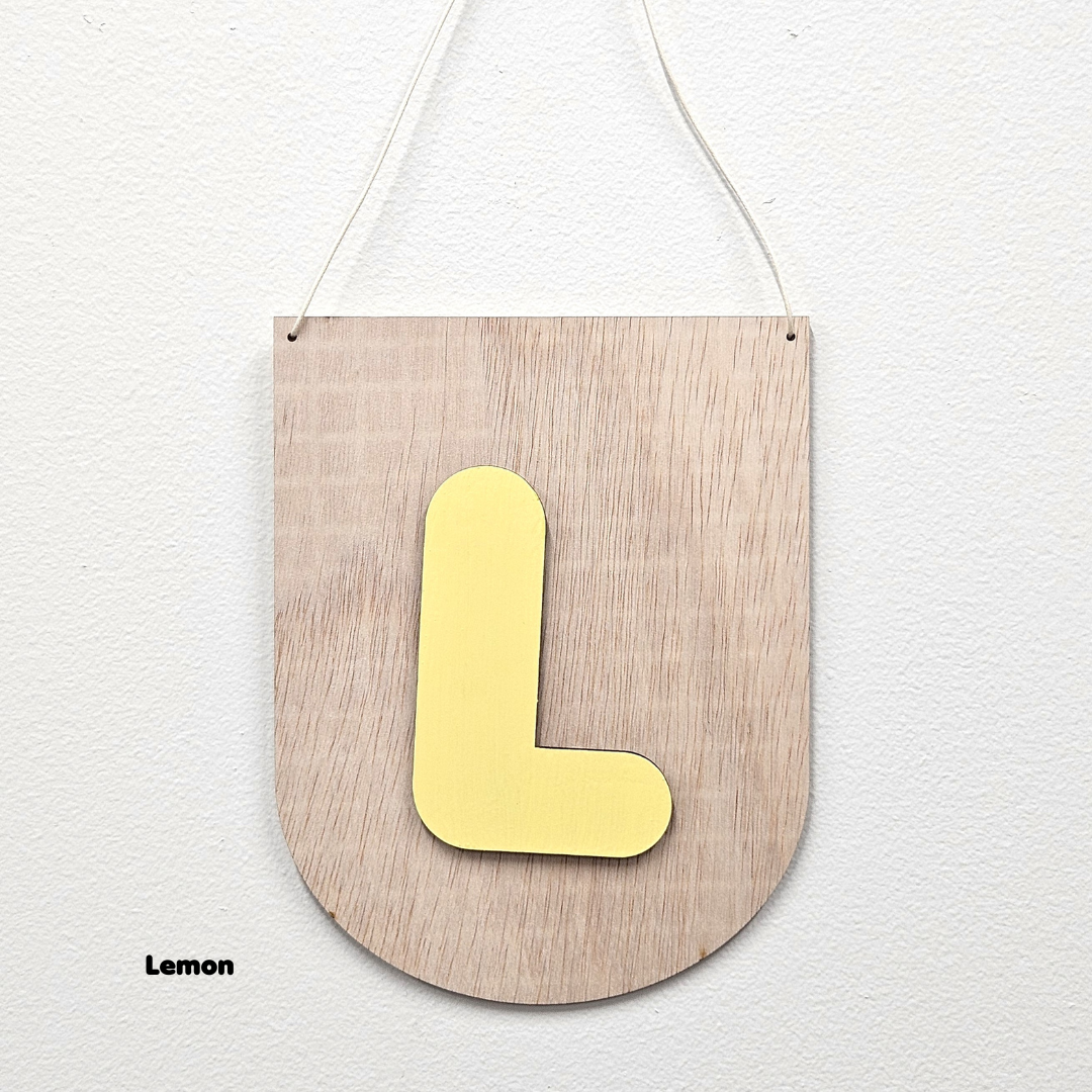 Letter L Wall Sign – Lively & Fun Kids Room Decor | Knobbly – knobbly.