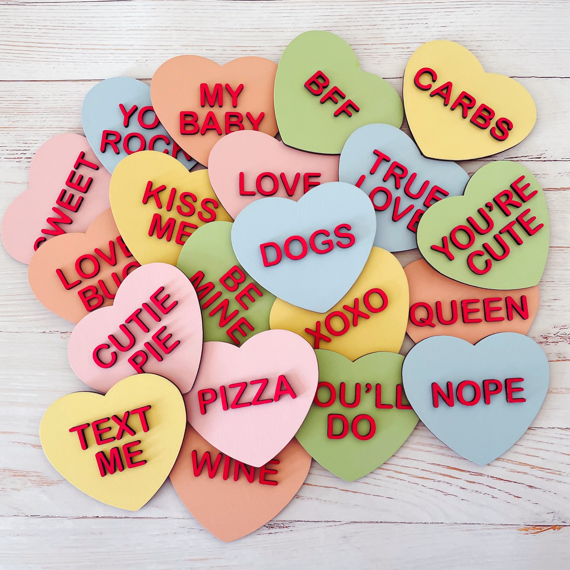 Stick-Ups! - Candy Heart – knobbly.